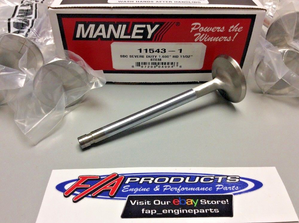Manley Exhaust Valve Severe Duty 4.911x1.600 in SBC 8 PC Part Number ...
