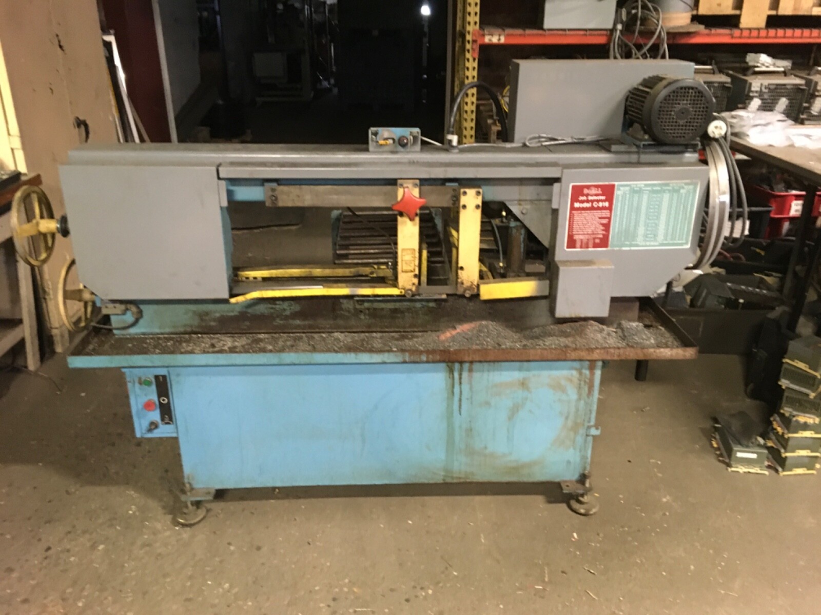 Do All horizontal band saw, model C-916M, 230v, 3ph, extra blade, JR ...