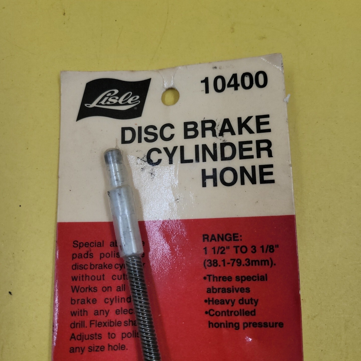 Lisle 10400 Disc Brake Hone for 1-1/2" to 3-1/8" vintage nos | eBay