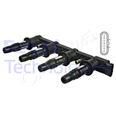 DELPHI Ignition Coil For CHEVROLET OPEL VAUXHALL Aveo Hatchback Saloon ...