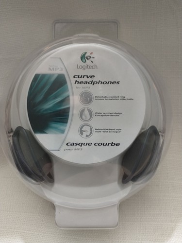 Logitech Curve Headphones for MP3 Players - Crystal (980435-0403) **NEW ...