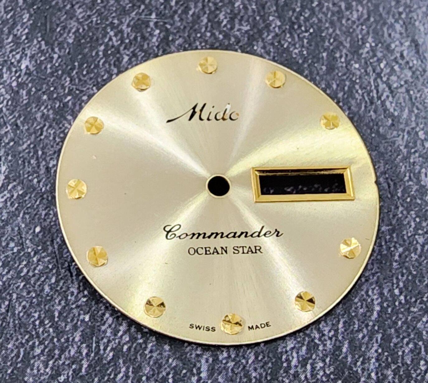 NOS MIDO Commander Ocean Star Automatic 4925 Dial Gold Color Gents 1 ...