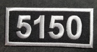 Embroidered Van Halen Tribute 5150 Patch approx. 1.5x3.5" | eBay