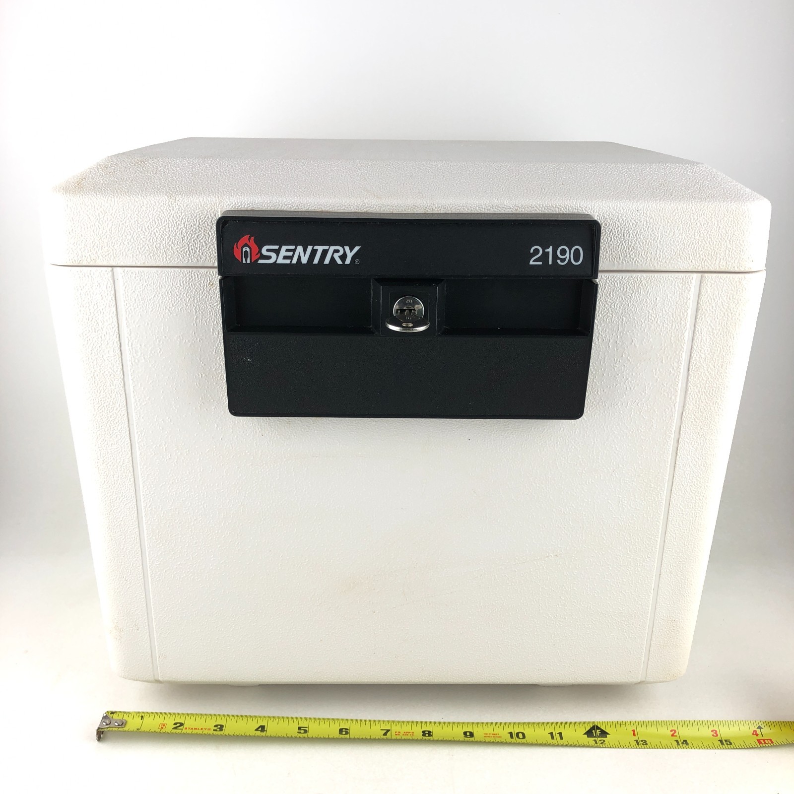 Sentry 2190 Safe Keyed FireProof Security Privacy Lock Box with Key ...