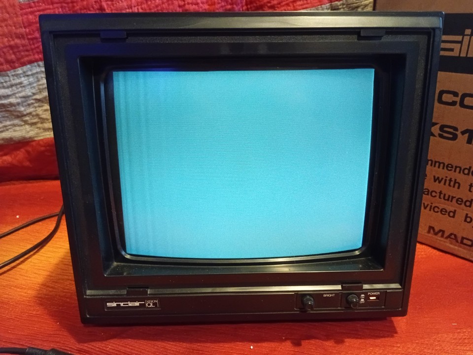 Sinclair QL Vision 12" Colour Monitor VGC In Original Box + Working ...