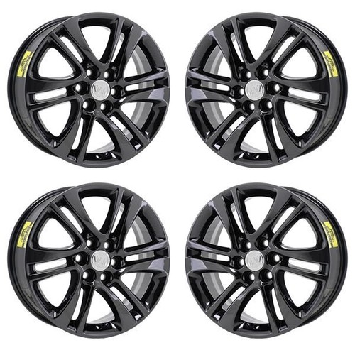 18" BUICK ENCLAVE PVD BLACK CHROME-C WHEELS RIMS FACTORY OEM 5850 2018 ...