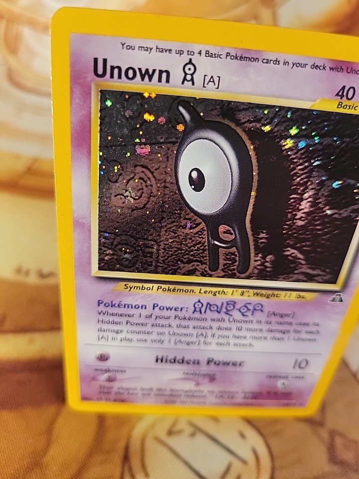 Pokemon Card - Unown [A] Neo Discovery 14/75 Holo Rare | eBay