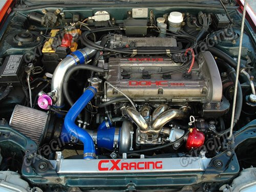 CXRacing Aluminum Radiator For 90-94 4G63 Eclipse Talon 1G Manual ...
