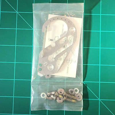 KeyBiner by FORTIUS ARMS Tumbled Aluminum Multi-tool Keychain | eBay