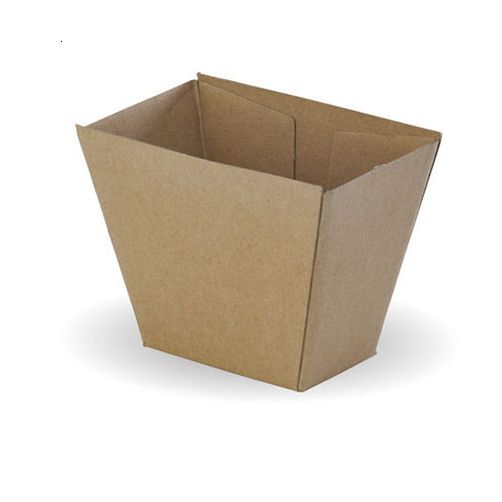 1000 X Kraft Brown Disposable Chip Boxes Bulk Takeaway Party Chips Cups ...