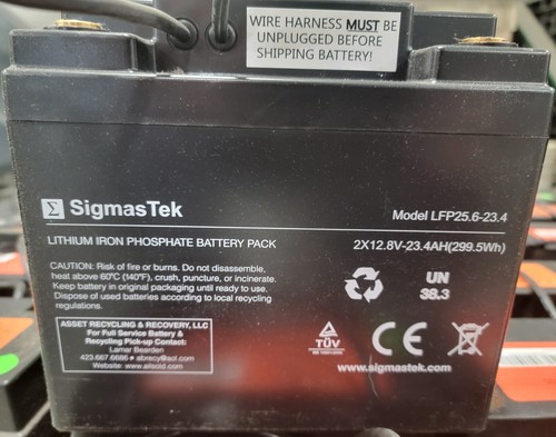 SigmasTek 24 Volt Lithium Battery | eBay