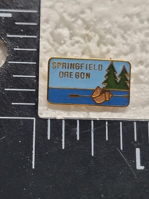 SPRINGFIELD OREGON HAT LAPEL PIN PIN BACK USED (S1922) | eBay