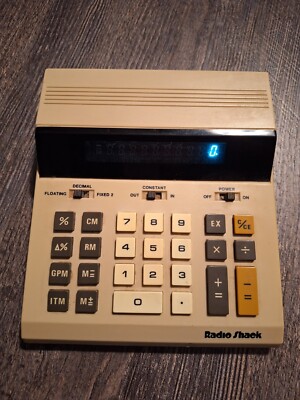 Vintage Radio Shack Desktop Calculator - Model EC-2010 Tested Works | eBay