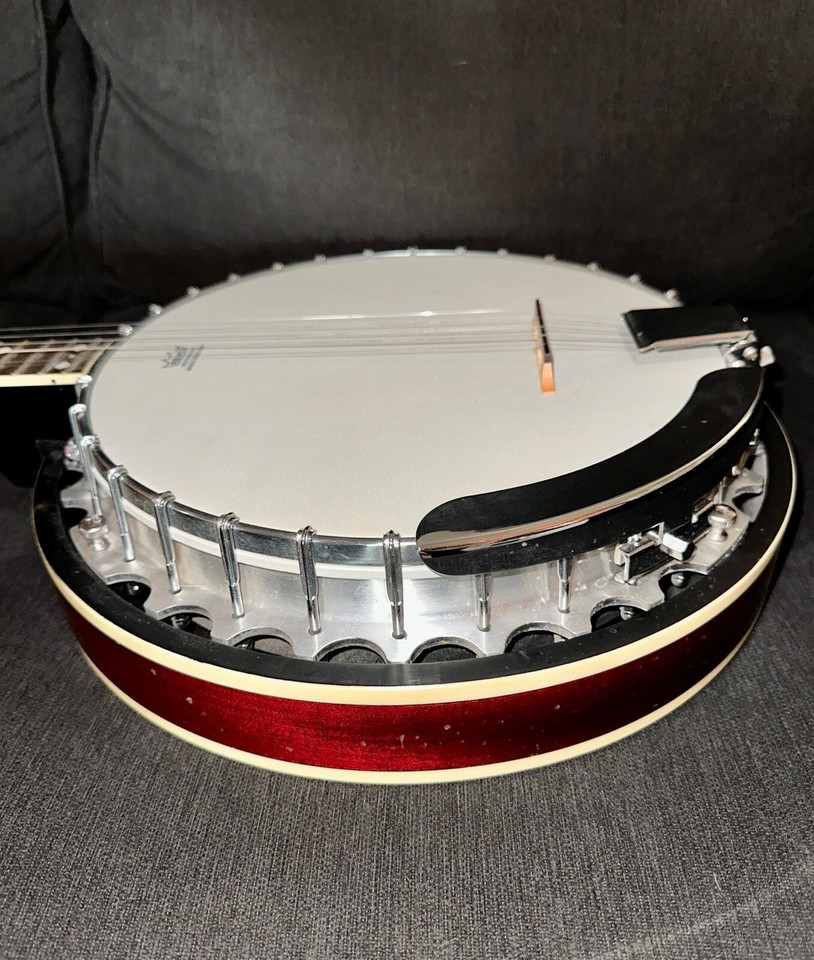 Fender FB-54 Five String Banjo, Mahogany Resonator, Aluminum Tone Ring ...