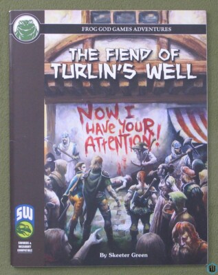The Fiend of Turlin's Well (Swords & Wizardry OSR RPG) Frog God Games ...