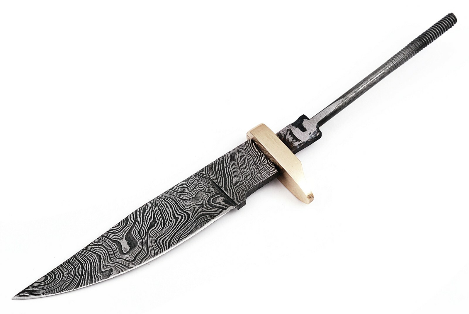 Custom Hand Forged Damascus Steel Rat Tail Blank Blade Knife Making ...