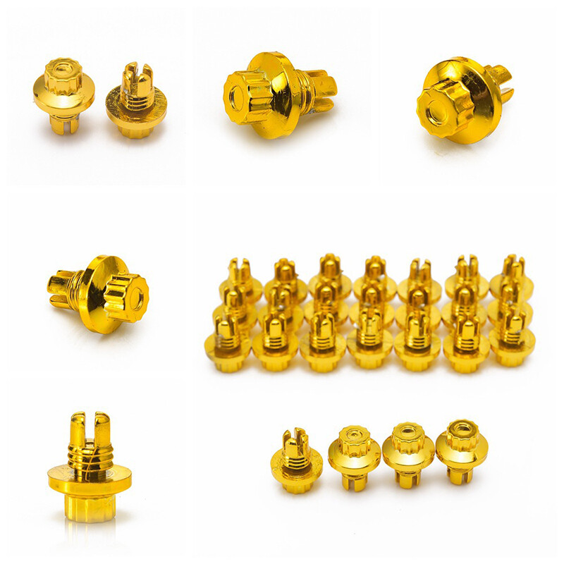 25Pcs Wheel Rivets Nuts Rim Lip Plastic Replacement Alloys BBS Rep ...