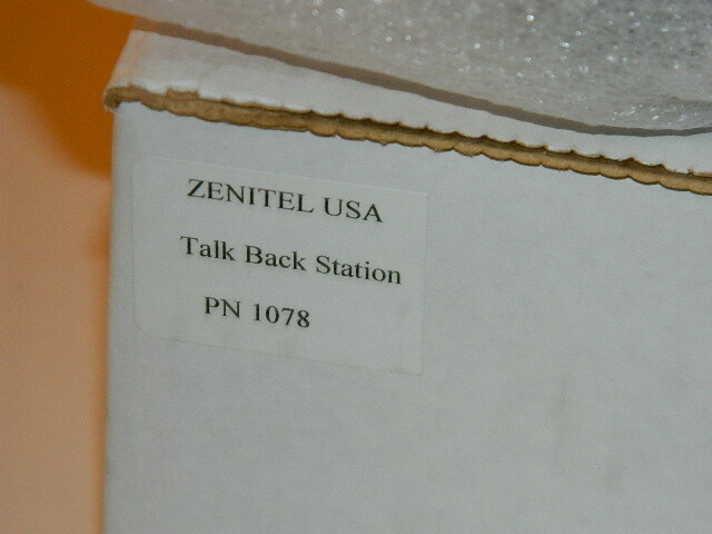 NEW ZENITEL PN 1078 TALK BACK STATION MODULE | eBay