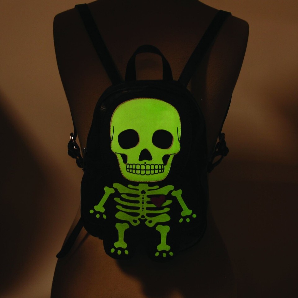 Glow in the Dark Skeleton Backpack | eBay