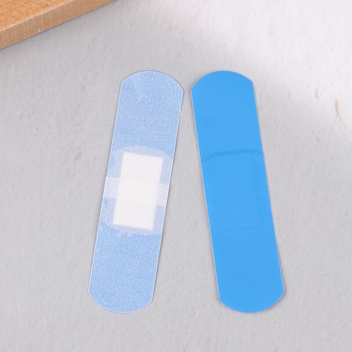100pcs/set Blue Detectable Plasters Band Aid Waterproof Medical ...