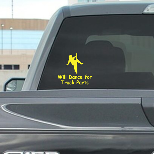 Will Dance for Truck Parts Decal Stickers Cars Trucks Wall Tumbler 22 ...
