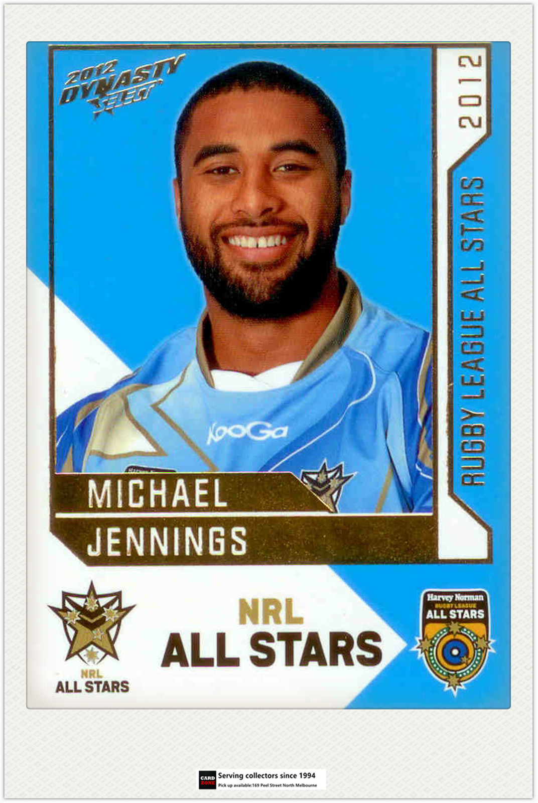 2012 Select NRL Dynasty All Stars Game AS24 Michael Jennings (NRL All ...