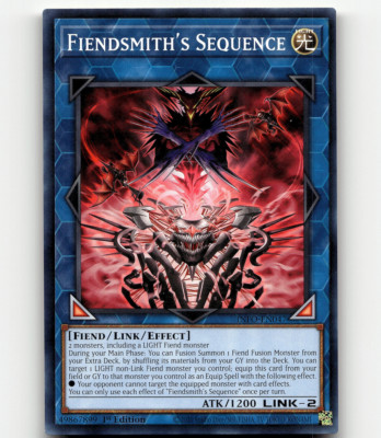 Yugioh Fiendsmith's Sequence INFO-EN047 - The Infinite Forbidden | eBay