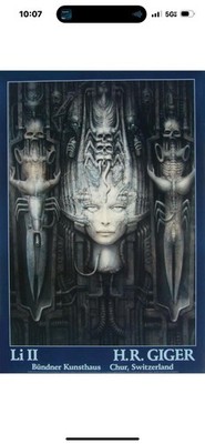 'Li II' fine art poster by H.R. Giger New Condition Aliens | eBay