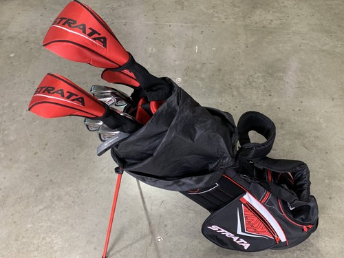 Callaway Strata Plus Club Set Driver 3W 5H 6-PW SW Putter Regular RH HC ...