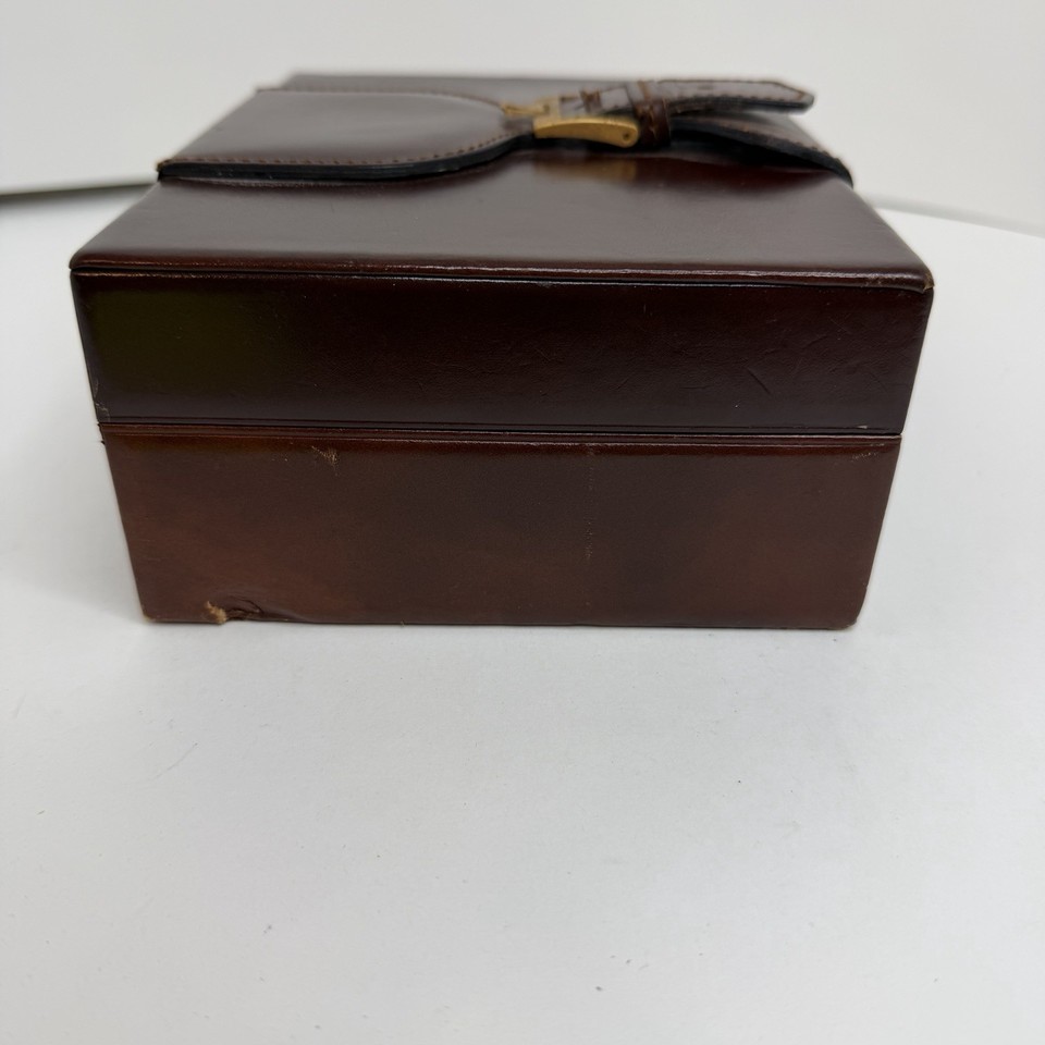 Genuine Rolex Vintage Brown Leather Mens President Box 1803 18038 18238 ...