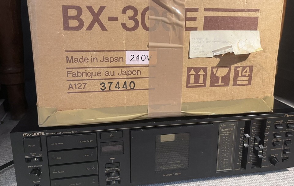 Nakamichi BX-300E Vintage Japanese Cassette Deck With Three Heads ...