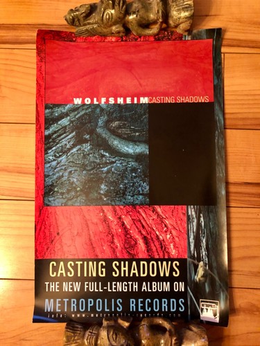 Wolfsheim - Casting Shadows Metropolis Records Promo Poster Rare | eBay