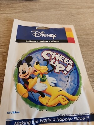 NEW Lot (3) Mickey Mouse & Pluto M&D Cheer Up Balloon VTG 90s Disney | eBay