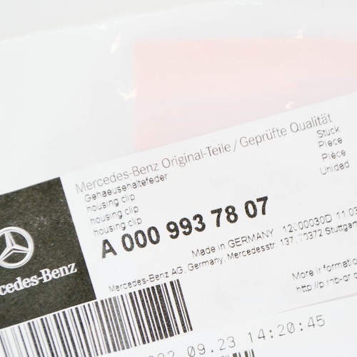 MERCEDES-BENZ C W205 REAR BRAKE PAD SPRING CLIP A0009937807 ORIGINAL | eBay