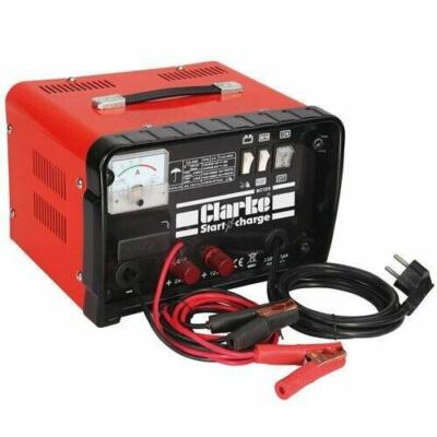 CLARKE BATTERY CHARGER & JUMP STARTER 12V 24V CAR VAN VEHICLE BOOSTER ...