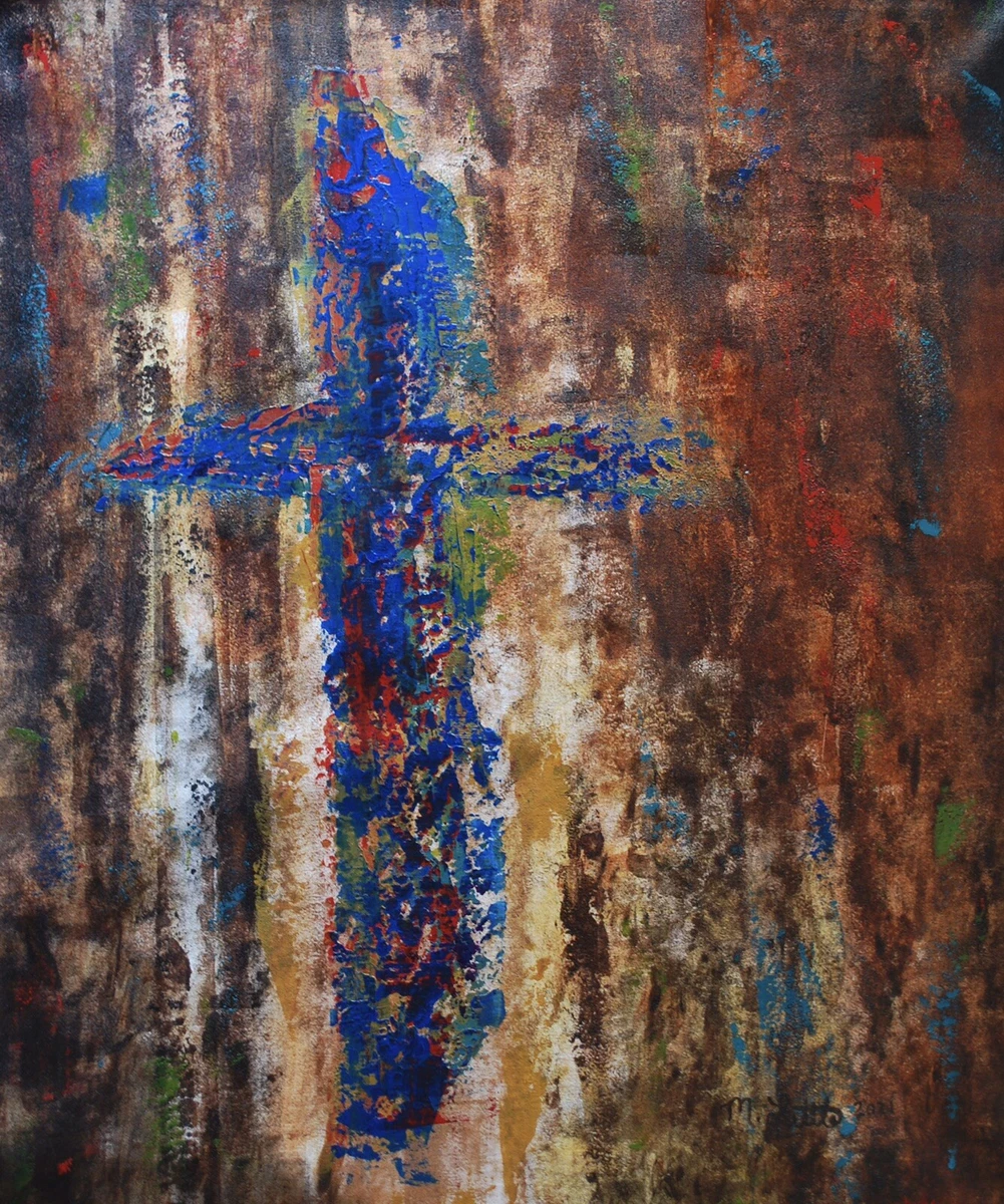 Abstract Cross Paintings