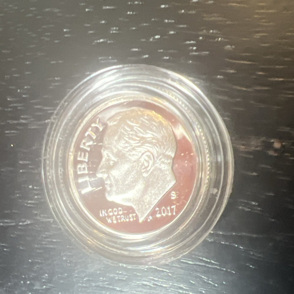 20 2017 S Roosevelt Dime 90% SILVER Proof Coin FROSTY Roosie FDR ...