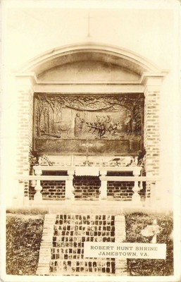 Robert Hunt Shrine, Jamestown, Va., RPPC! | eBay