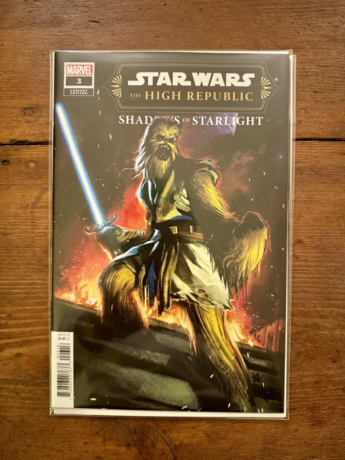 STAR WARS THE HIGH REPUBLIC SHADOWS OF STARLIGHT #3 1:25 BEN HARVEY ...