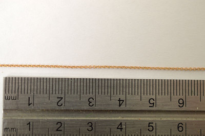 ULTRA FINE CHAIN FOR CRANES & OO SCALE MODEL RAILWAY - 40 LINKS PER ...