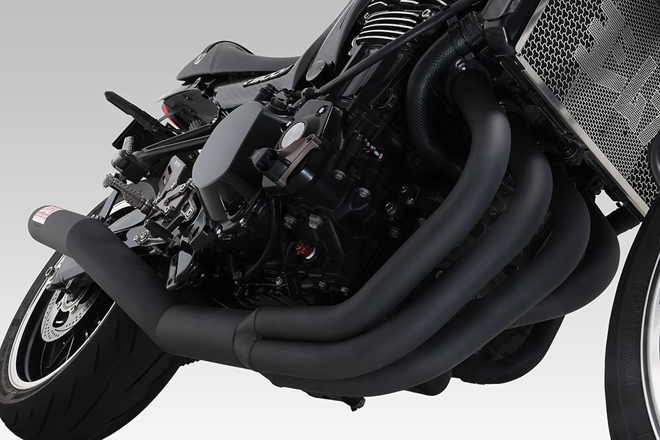 Yoshimura Exhaust Matt Black Cyclone Full-System Race Kawasaki Z900 RS ...