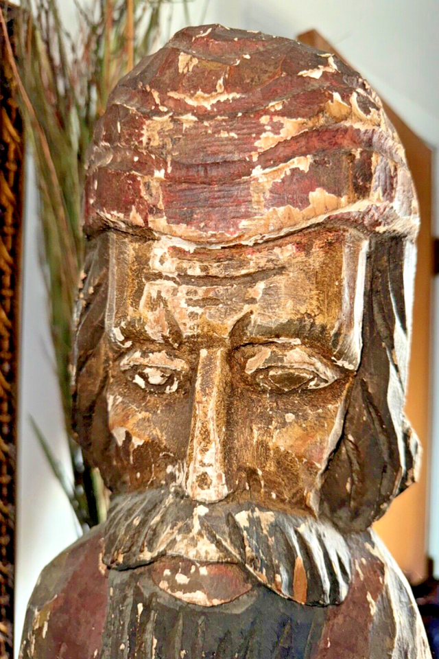 Vintage Large Wood Carved Set With Hardware Installed for Hanging | eBay
