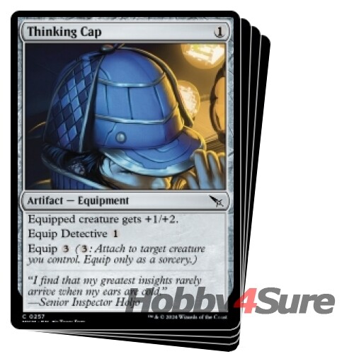 Thinking Cap X4 M/NM Magic: The Gathering MTG Murders At Karlov Manor ...