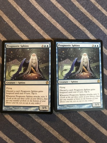 Prognostic Sphinx X2 Theros Moderate Play Magic The Gathering | eBay