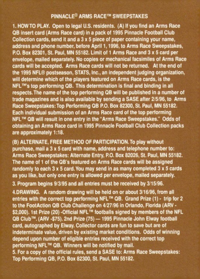 1995 Pinnacle Club Collection #NNO Pinnacle Club Collection Pin ...