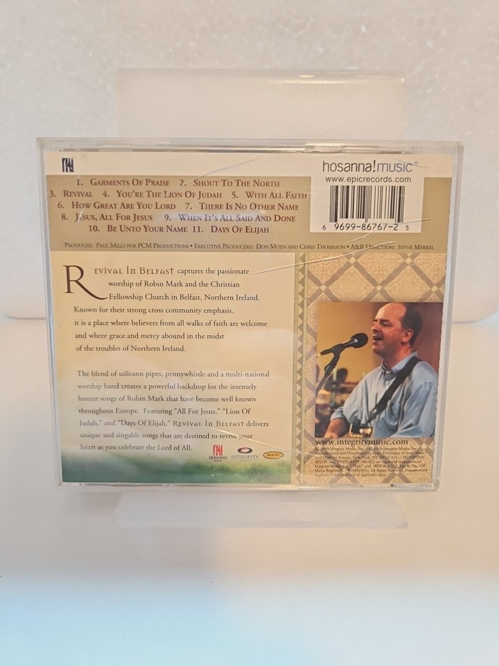 Hosanna! Music Revival in Belfast CD Live Worship Robin Mark Northern ...