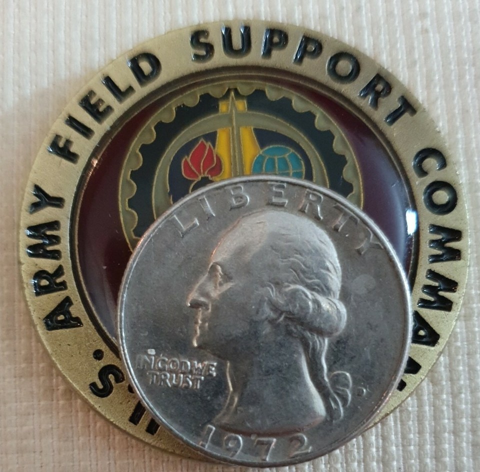 US Army Field Support Command FSC Challenge Coin CSM On The Line ...