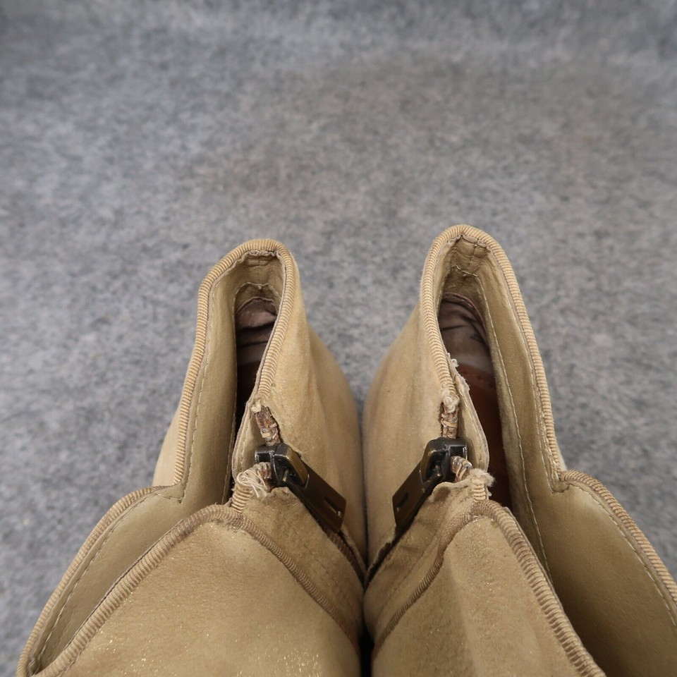 Sam Edelman Shoes Womens 7.5 Bootie Fashion Petty Leather Classic Tan ...