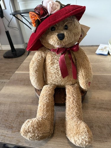 Chantilly Lane RRRE!!! Singing Bear With Glasses and Hat Electronic ...