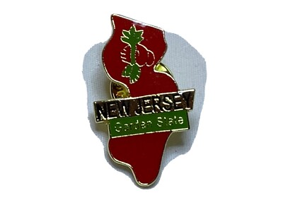 NEW JERSEY STATE LAPEL PIN NEW | eBay
